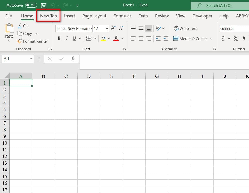 Cách Tạo Thẻ Tab Menu Trong Excel 365 10/2025
